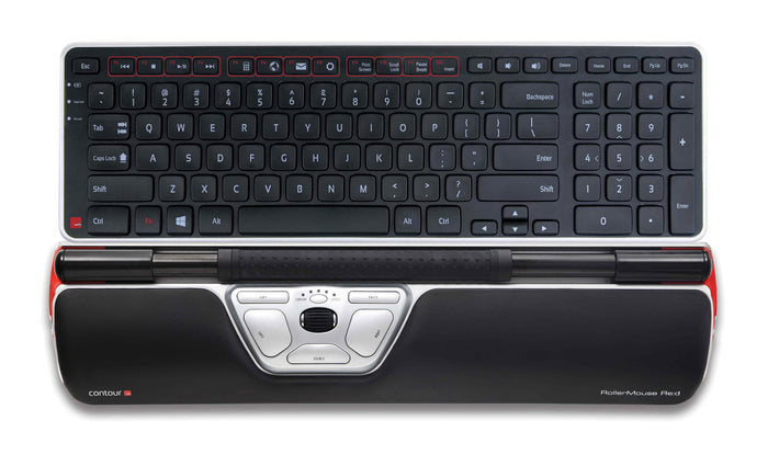 RollerMouse Red Centered Ergonomic Mouse | Eliminates Reaching ...